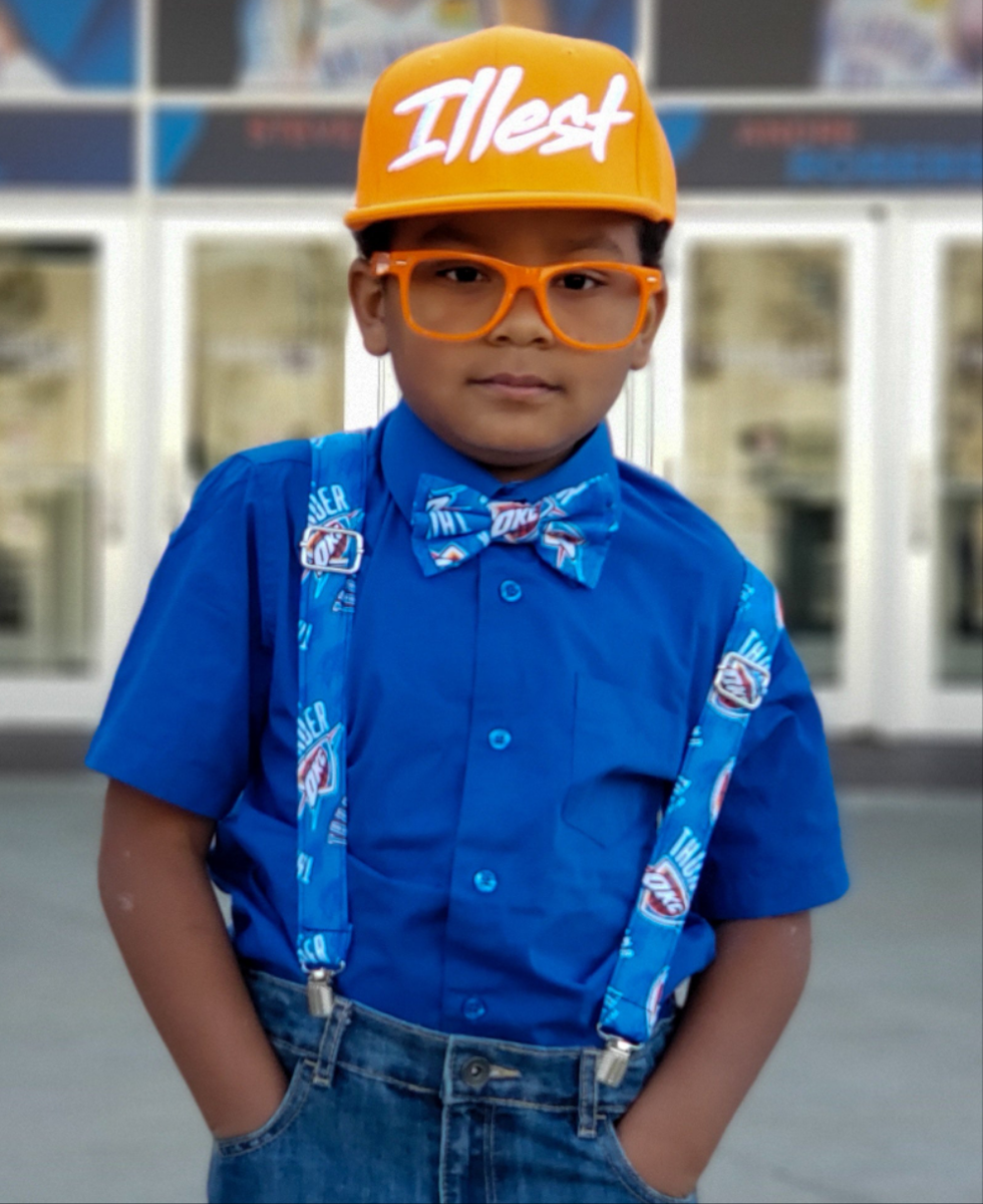 OKC Thunder Suspenders, Handmade to Order | Dapper Xpressions