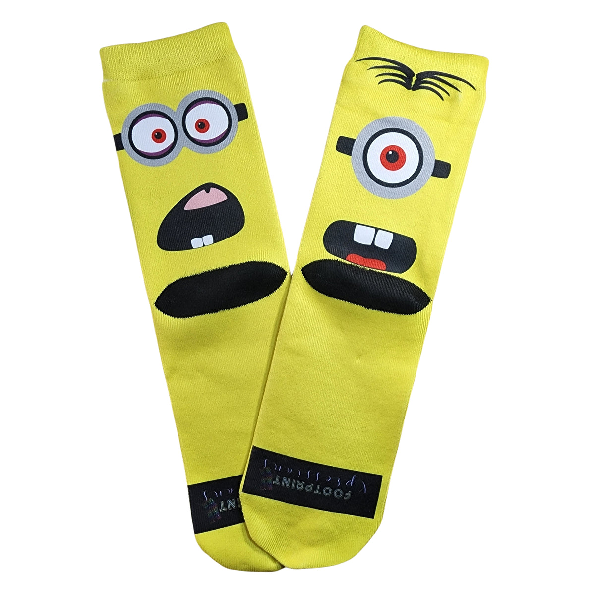 Minions Socks, Hand Pressed to Order, Created Via Sublimation | Dapper ...