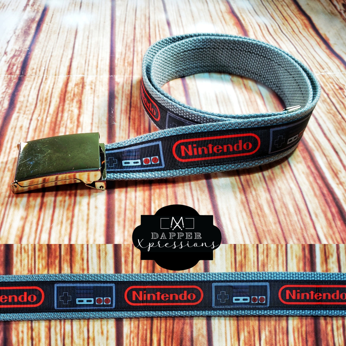 Nintendo Belt, Handmade to Order | Dapper Xpressions